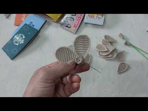 How to make flowers with coffee cupholder at home 꽃만들기/Best out of ...