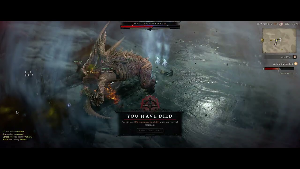 Diablo 4 Final go at Ashawa before server bash ends - YouTube