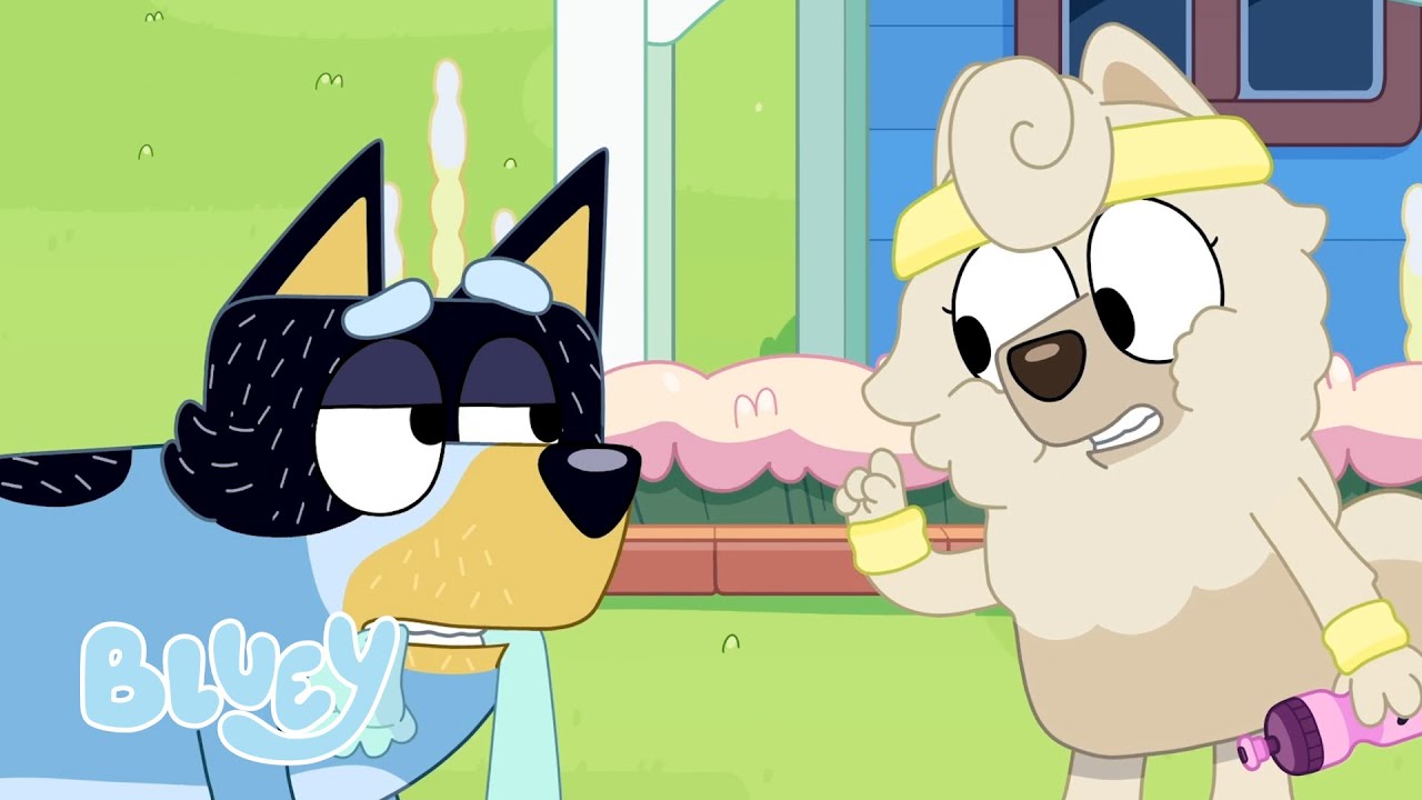 Fårefar 🐑 | Fårehund | Bluey På Dansk - YouTube