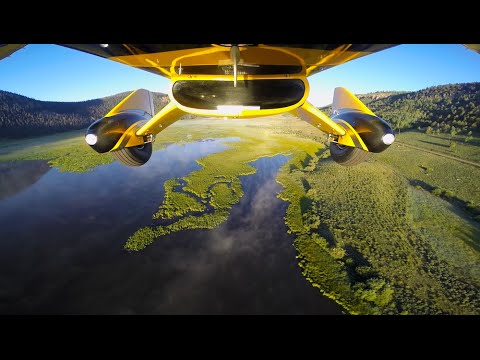 Flying through Beautiful Fogged Valley - YouTube