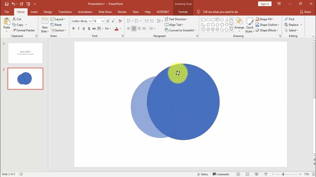 How to make partially fill a shape in PowerPoint - YouTube