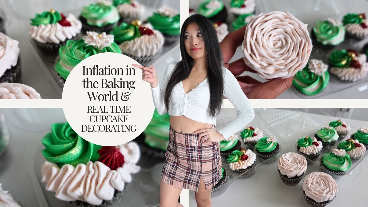Real Time Cupcake Decorating while Chatting About INFLATION in the ...