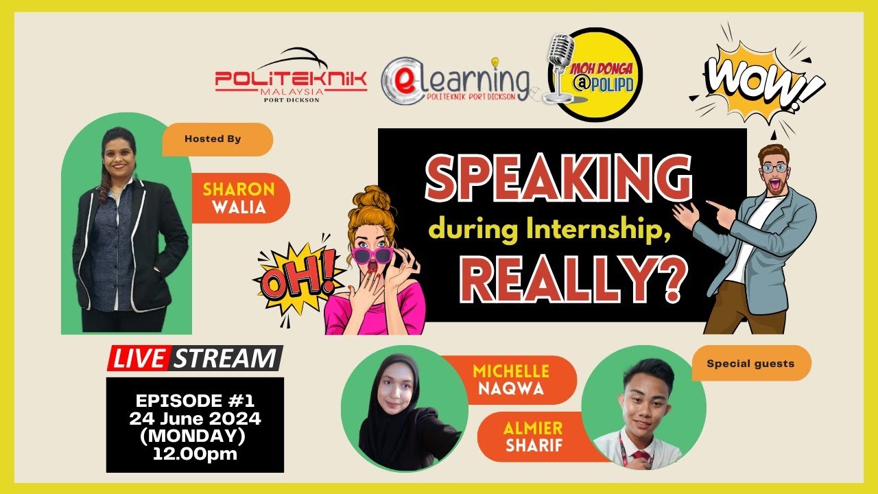 eDuCast_Moh Donga @PoliPD_episode 1_"Speaking During Internship, Really ...