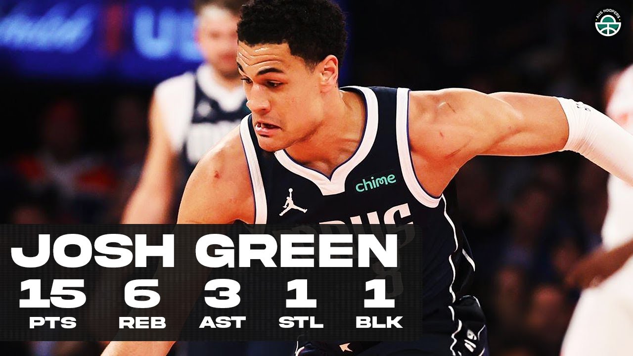 JOSH GREEN DROPS 15PTS vs KNICKS (FULL HIGHLIGHTS) - YouTube