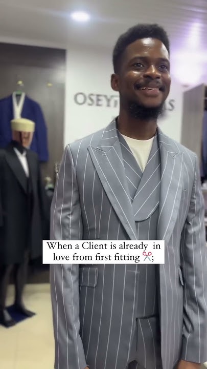 🥹 That first big smile. Bespoke suit by Oseyi Adams #wedding #suit # ...
