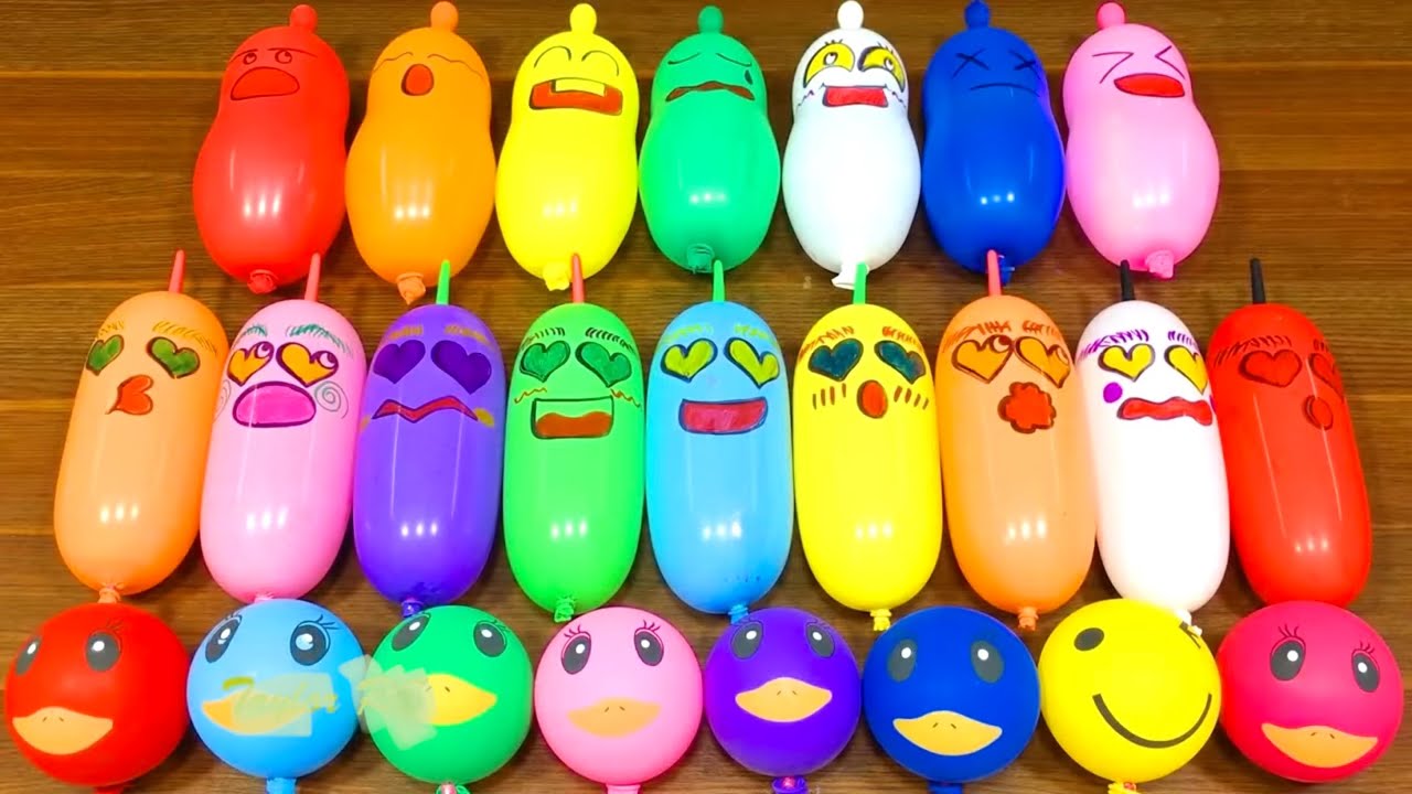 Making DISGUSTING SLIME with FUNNY BALLOONS ?!! Satisfying Slime #111 ...