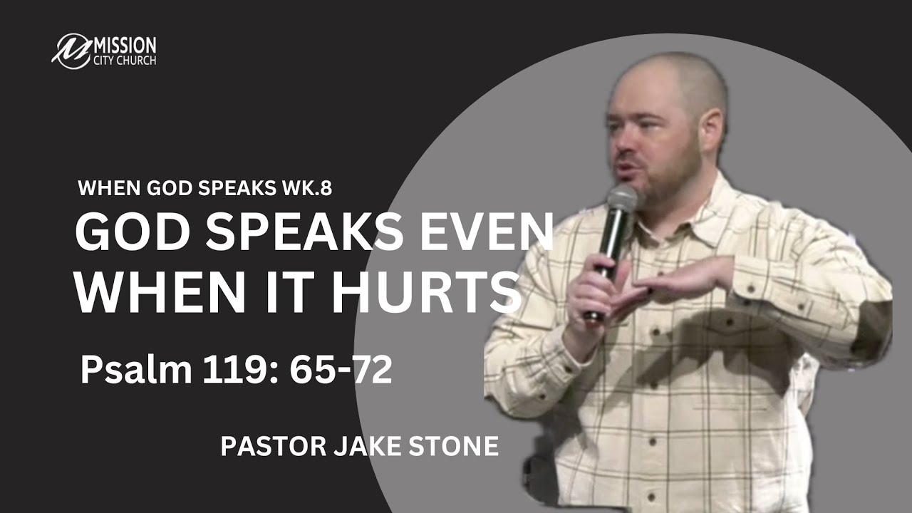 When God Speaks Week 9// Pastor Jake Stone - YouTube