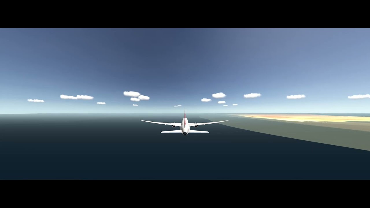 356.03 Flight west over the Guardafui Channel to Cape Guardafui ...