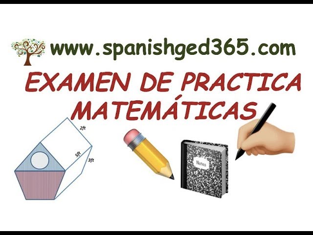 Hojas De Trabajo De Práctica De Matemáticas De Ged GED Examen De