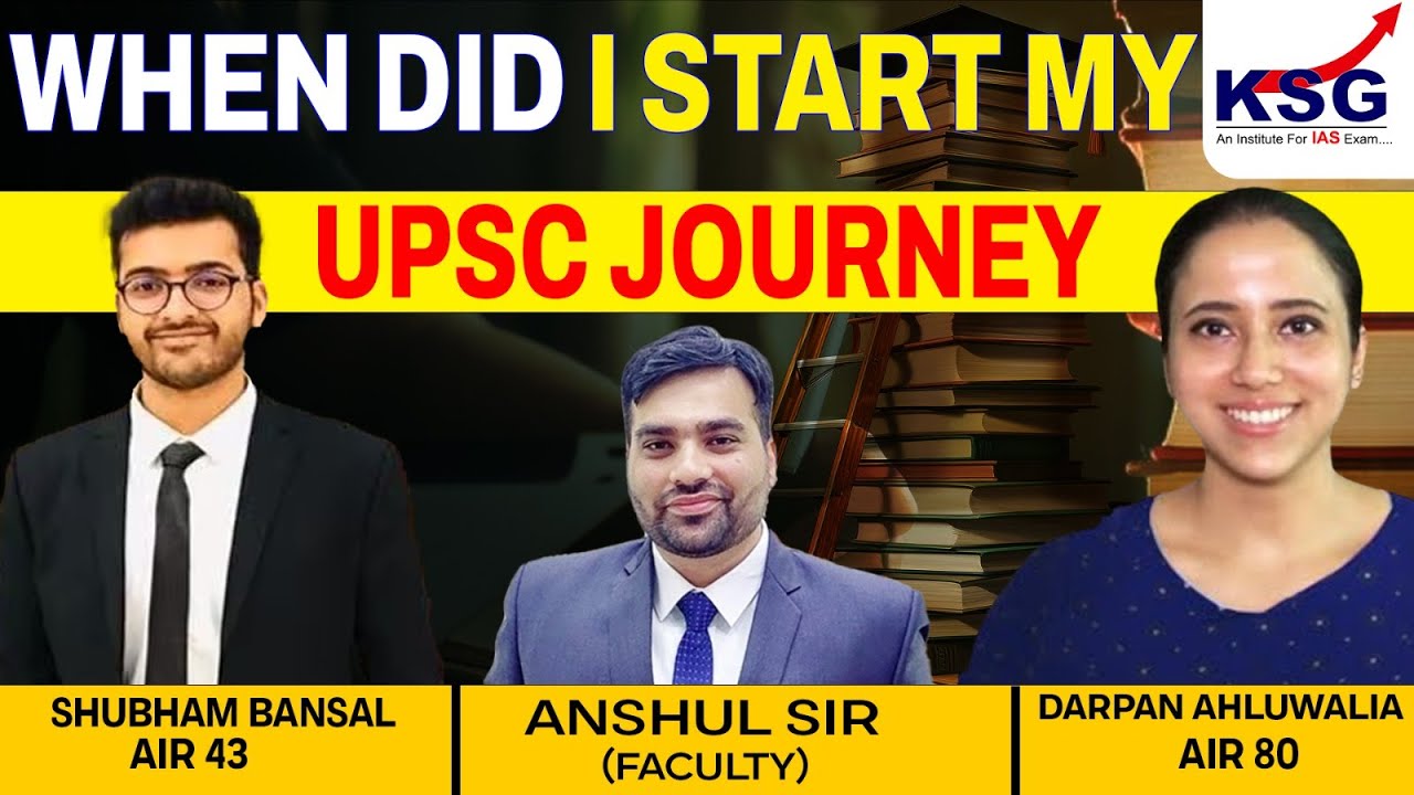UPSC Topper | Shubham Bansal AIR 43 | Darpan Ahluwalia AIR 80 | KSG India Success Carnival - YouTube