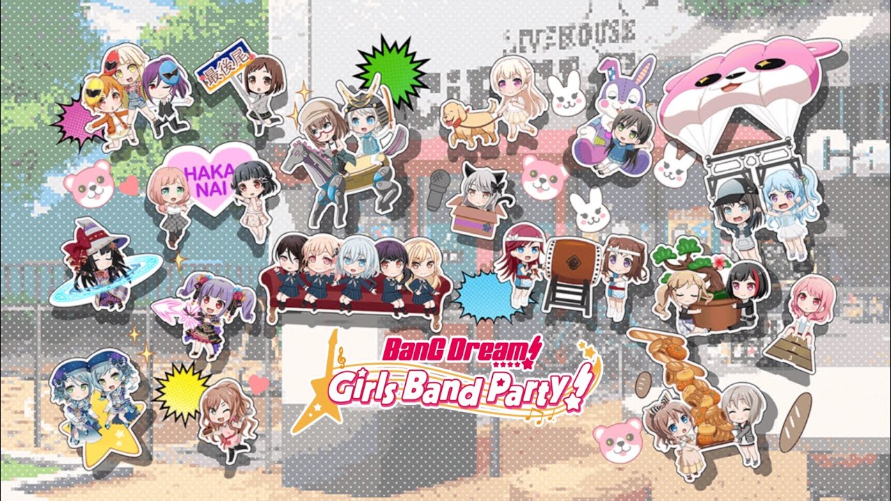 BanG Dream (Bandori) Gameplay: Girls Band Party Tower Battle (April ...