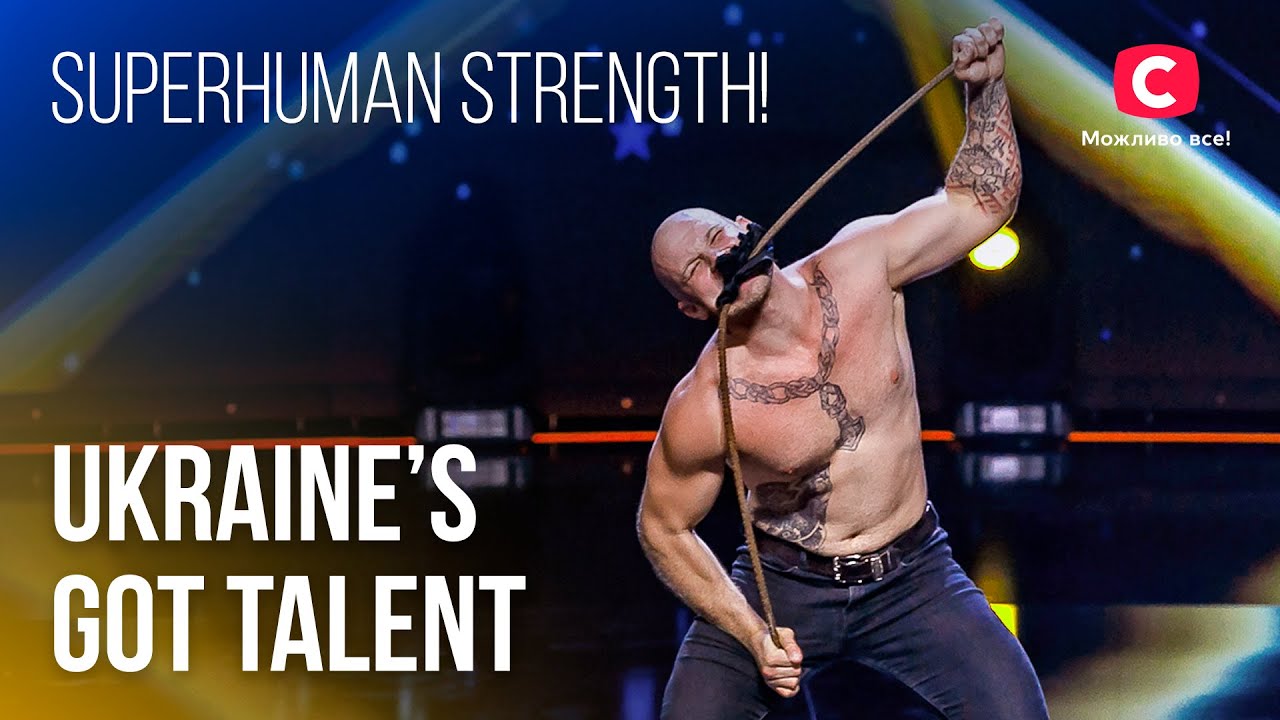 ⚡Superhuman strength! – Ukraine's Got Talent - YouTube