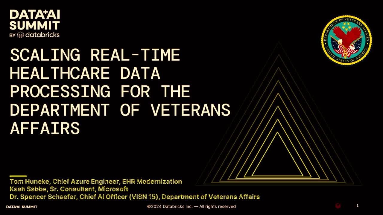 Scaling Real-Time Healthcare Data Processing for the Veterans Affairs ...