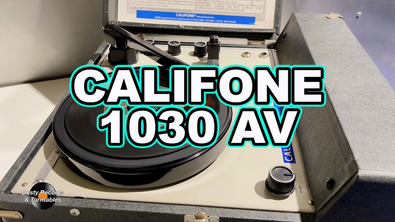 CALIFONE 1030AV DEMO 33 and 45 RPM DEMO - YouTube