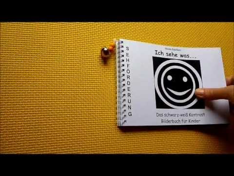 Kontrastbuch 'Ich sehe was' von Nicky Line Design - YouTube