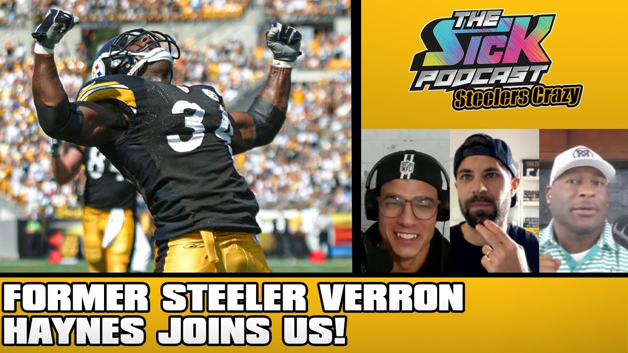 Former Steeler Verron Haynes Joins Us! - Steelers Talk #127 - YouTube