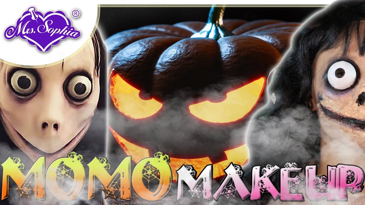 Halloween Momo Makeup Tutorial 🎃 Monstober 2018 - YouTube