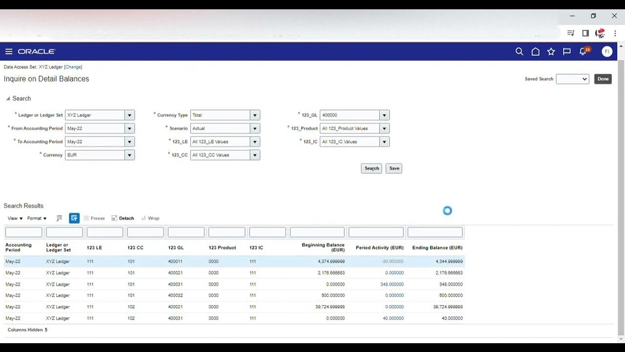 Oracle Fusion General Ledger - YouTube