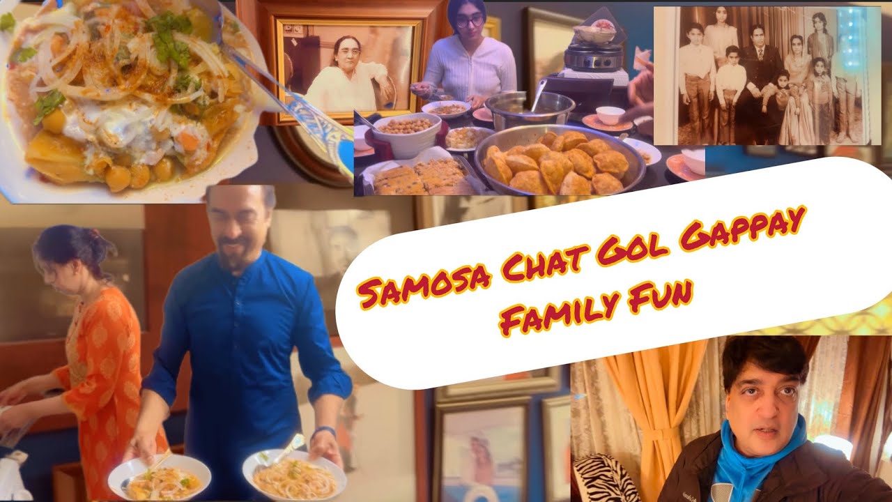 Samosa Chat | Gol Gappay | Cake | All Home Made Items | Boxing Day ...