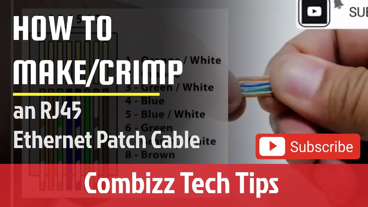 How to make/crimp an RJ45 with Rubber Boot | Tutorial - YouTube