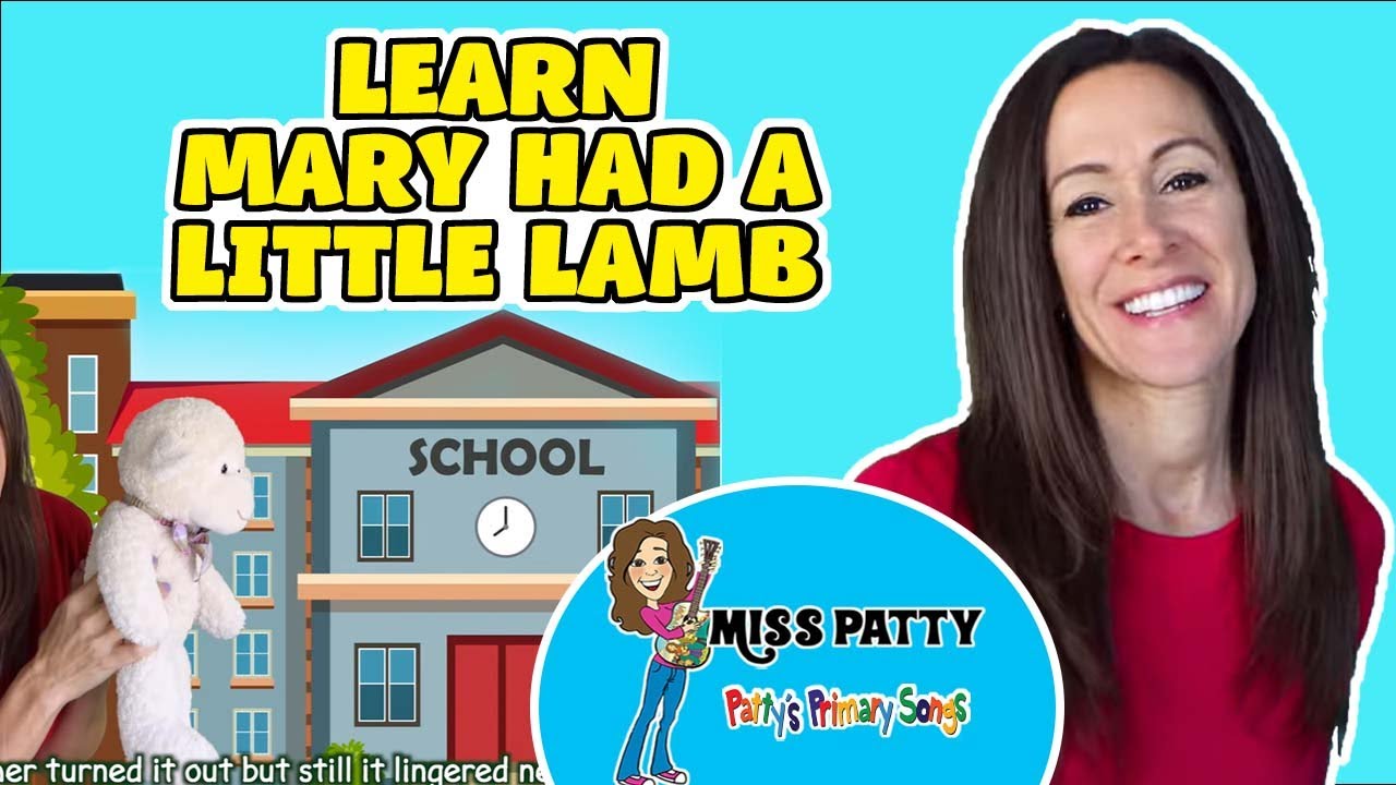 Learn Mary Had a Little Lamb Nursery Rhyme song for toddlers and babies ...