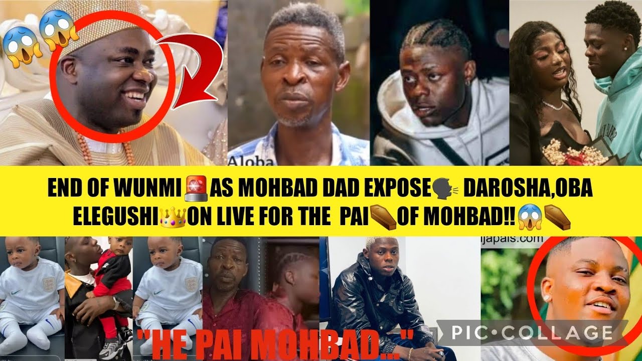 END OF WUNMI🚨AS MOHBAD DAD EXPOSE🗣 DAROSHA,OBA ELEGUSHI👑ON LIVE FOR THE ...