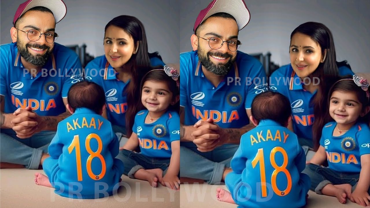 Virat Kohli shared 1st Glimpse of son Akaay Kohli with Daughter Vamika ...