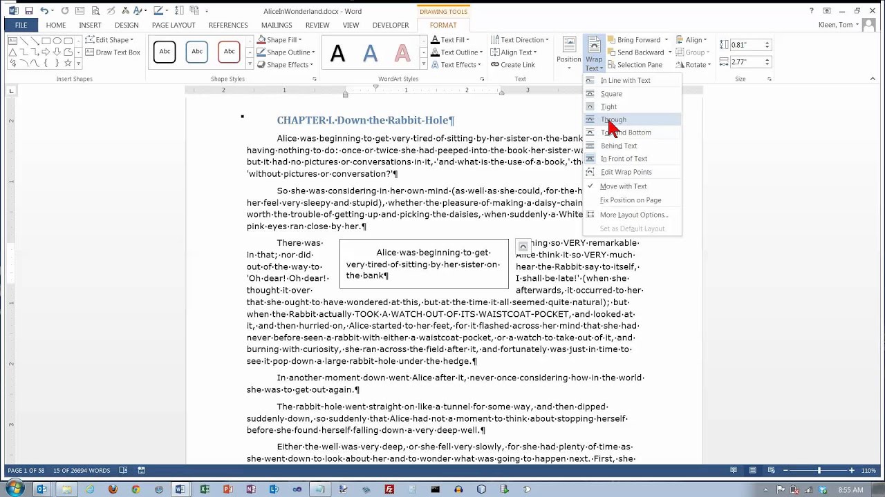 Word 2013: Text Boxes - YouTube