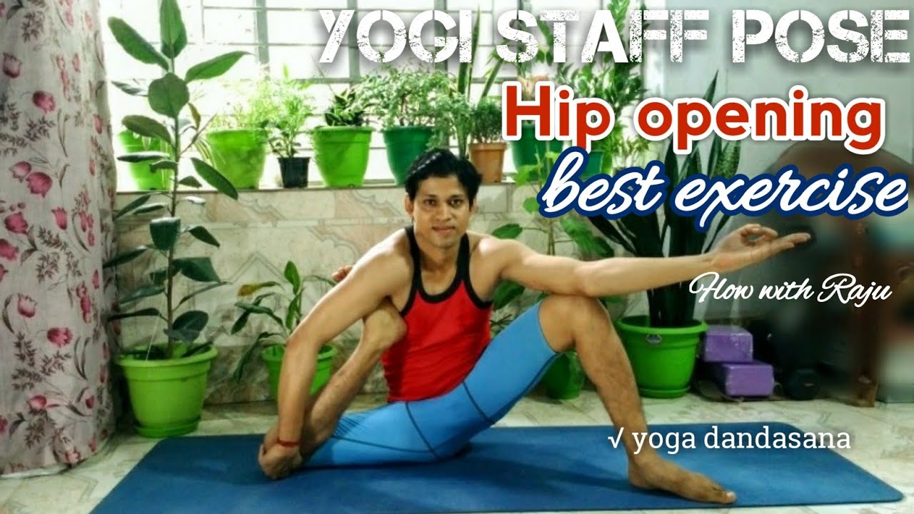 How To Do Yogi Staff Pose | Hip Opening Exercise | Hip Opening Yoga ...