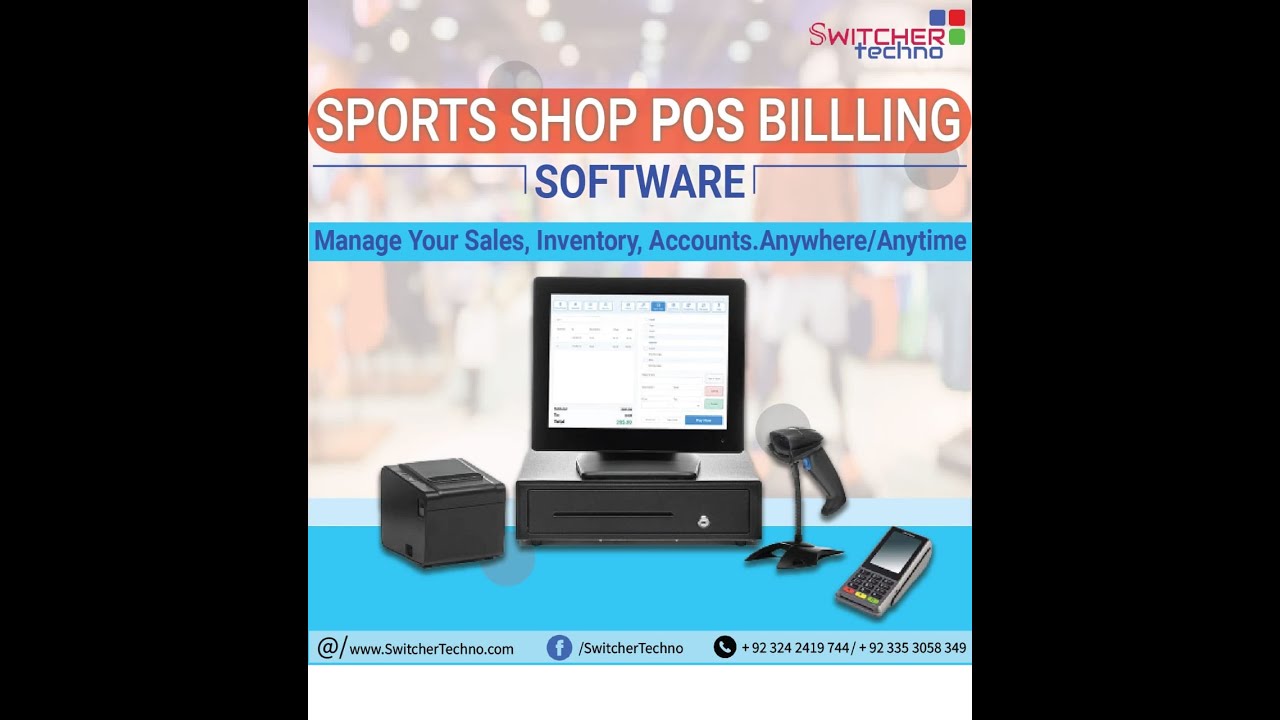 Sports Shop POS Software for Billing , Inventory Accounting management ...