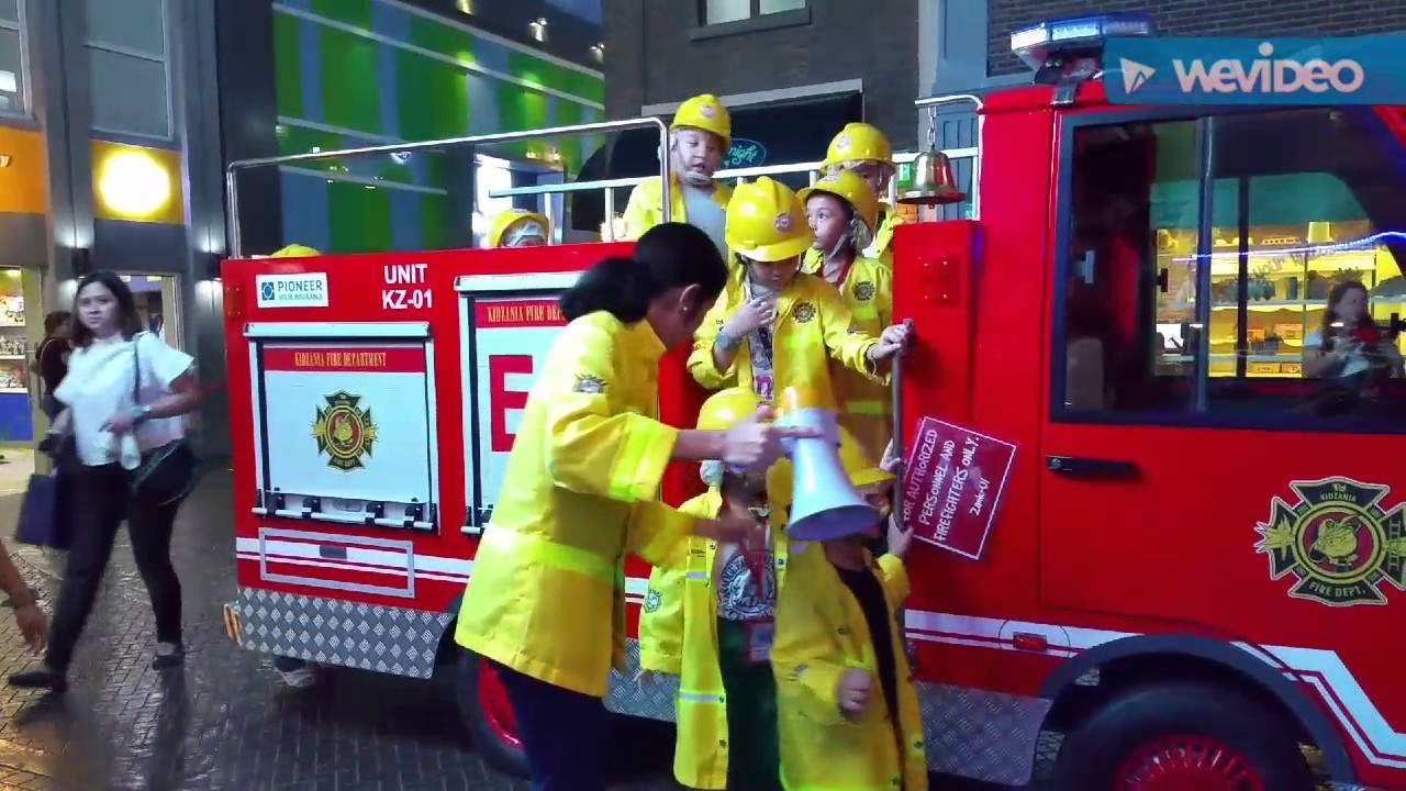 Zach at the Kidzania Fire Department - YouTube
