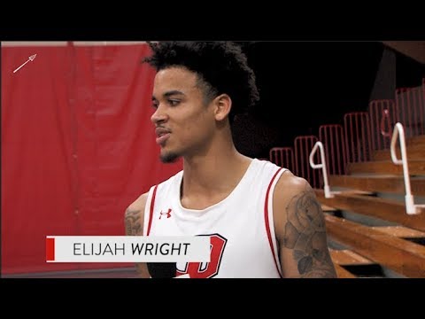 Dickinson M. Basketball | Elijah Wright '19 interview after win v. Lebanon Valley - YouTube