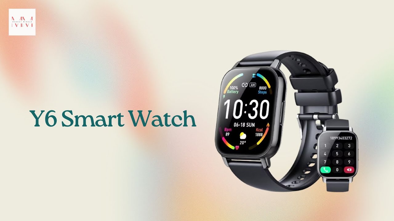 Y6 Smart Watch - Market Mingle - YouTube
