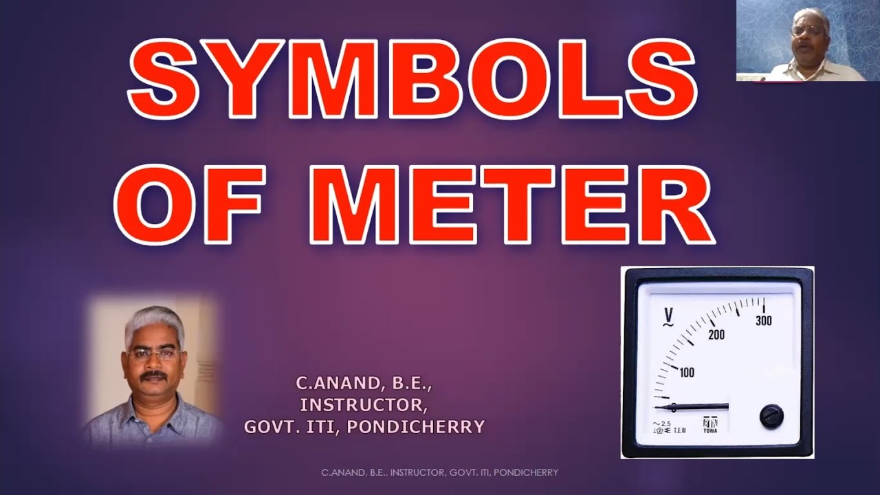 Symbols of Analog Meters - Measurable parameter, meter position ...