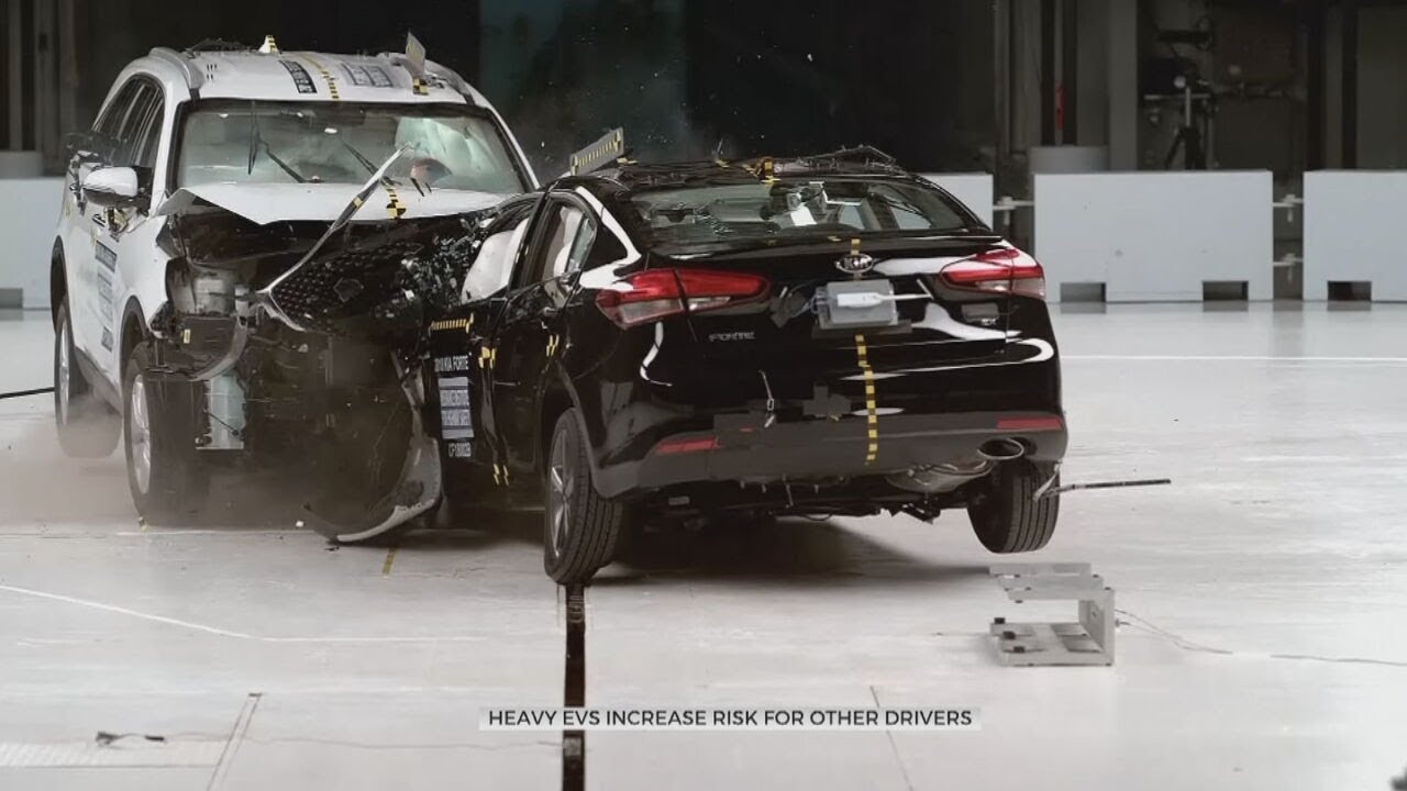 Heavy Batteries In Electric Cars Can Lead To Severe Crashes - YouTube