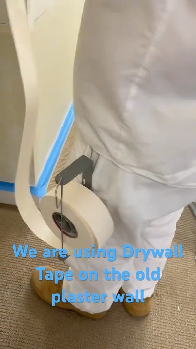 How to use Drywall Tape in the corner - YouTube