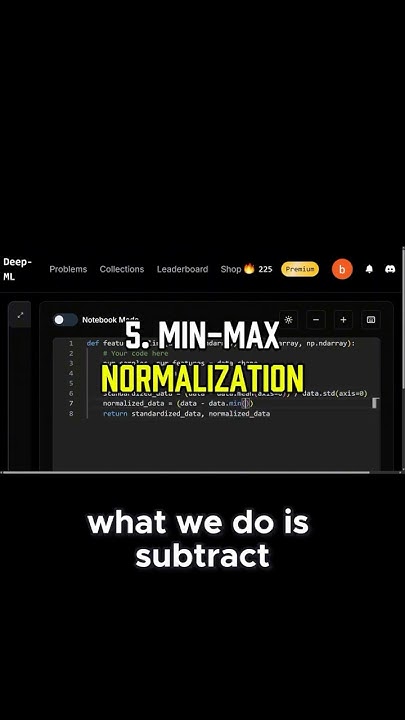 Normalize Data In 2 Lines Of Code! #coding #datascience #programming - YouTube