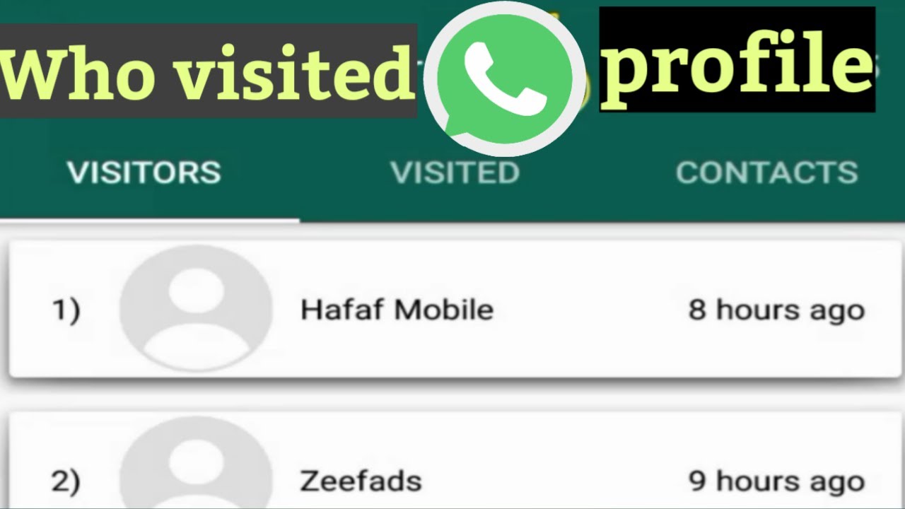 Who viewed my whatsapp profile free app / whatsapp profile visitors ...