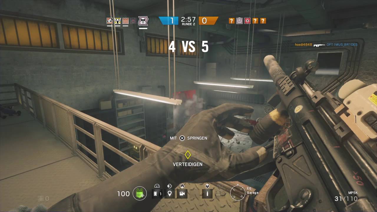 Tom Clancy's Rainbow Six® Siege Headshot MP5 - YouTube