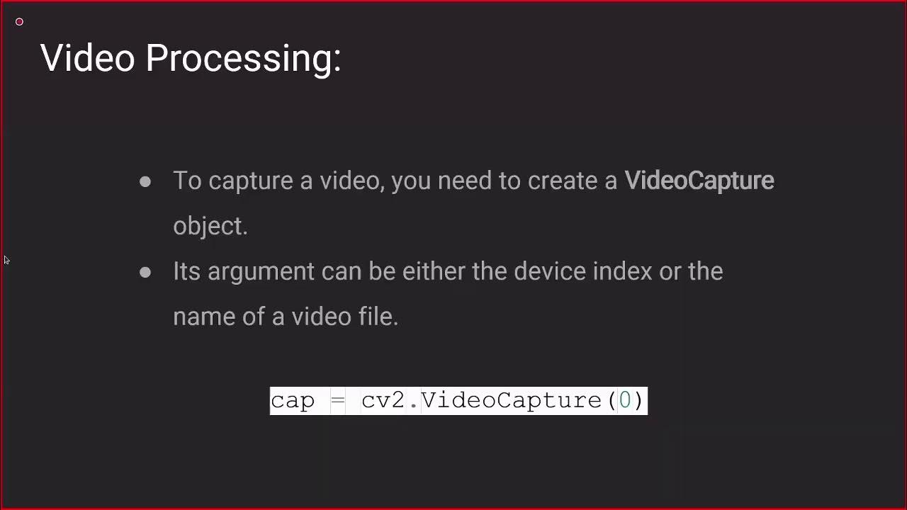 Numpy and OpenCV workshop - YouTube