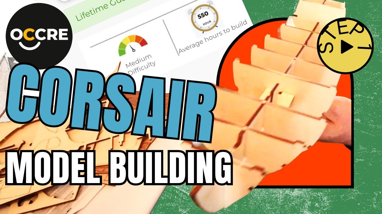 It took me 1 hour to do step 1. Only 549 hours to go! | Occre Corsair ...