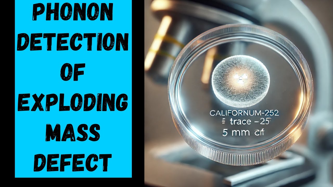 Verification of the Exploding Mass Defect Hypothesis through Phonon ...