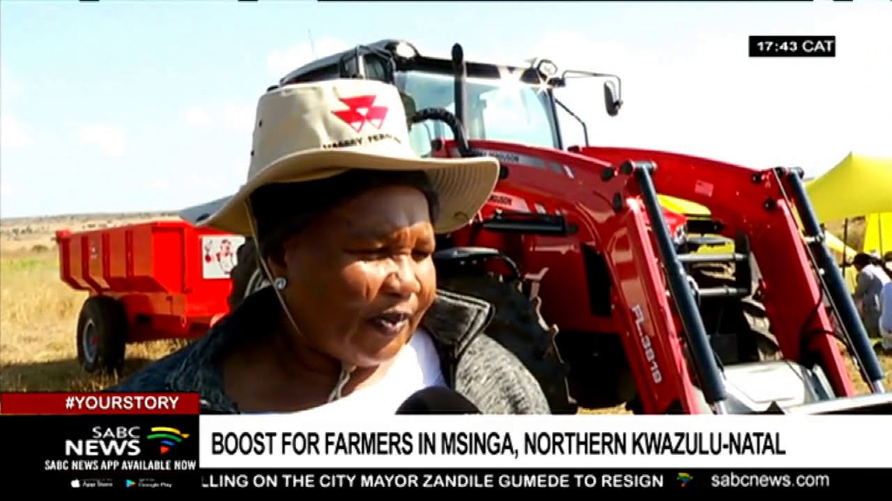Boost for small emerging female farmers of Msinga - YouTube