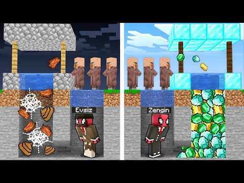 DİLEK KUYUSU İLE KÖYLÜLERİ KANDIRDIM - Minecraft