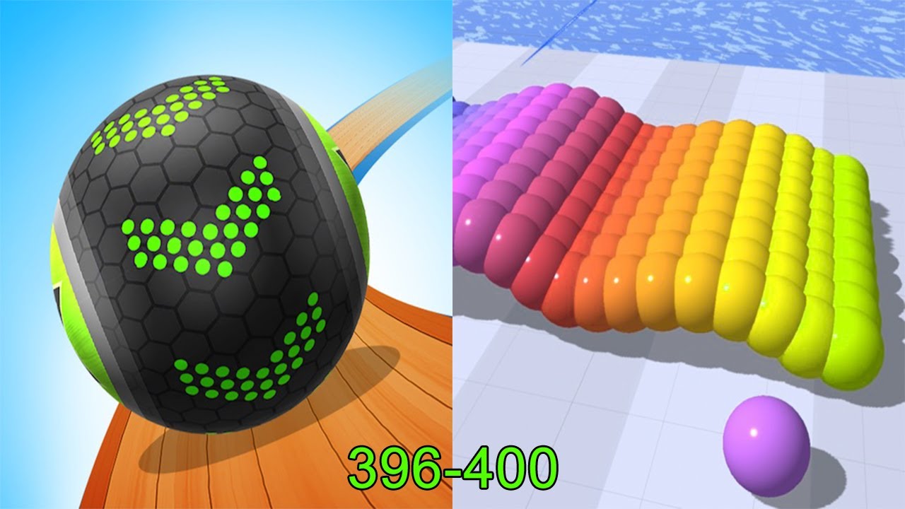 Going Balls VS Canvas Run Android iOS Gameplay (Level 396-400) - YouTube
