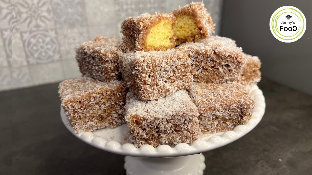 LAMINGTON CAKE RECIPE | How to make chocolate-coconut Lamingtons! - YouTube
