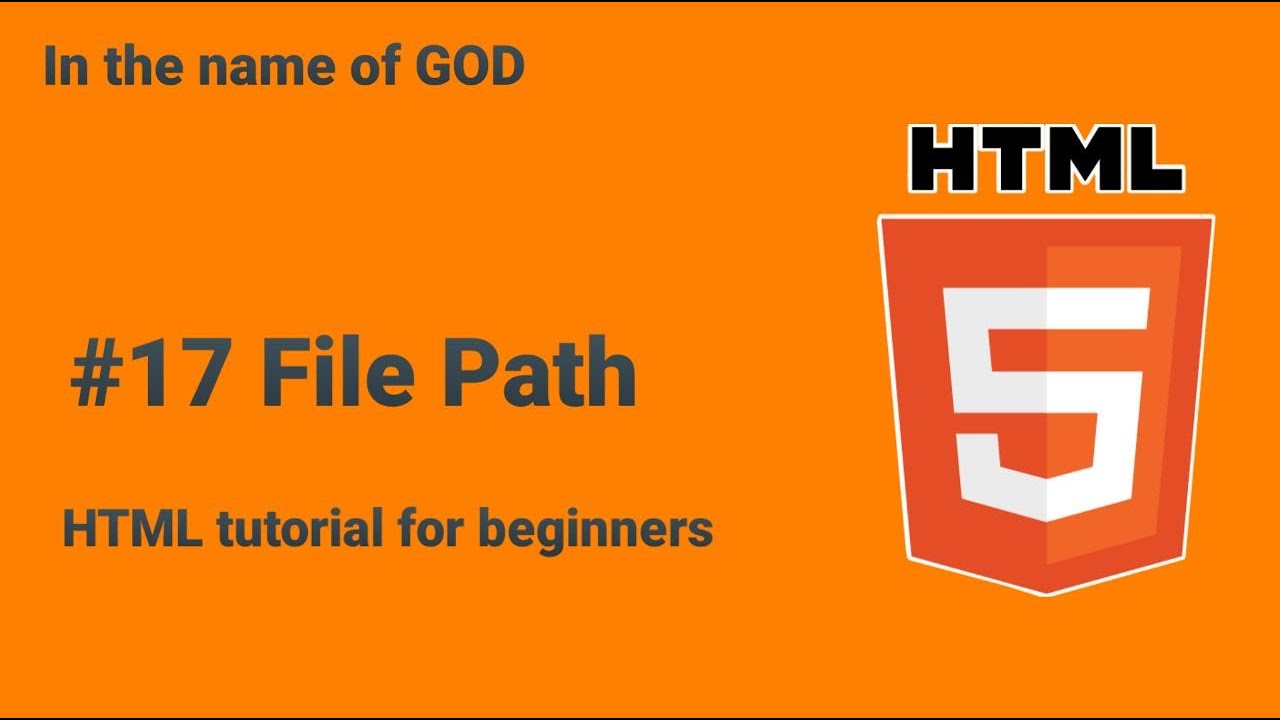 🚀 HTML tutorial for beginners - File Path - YouTube