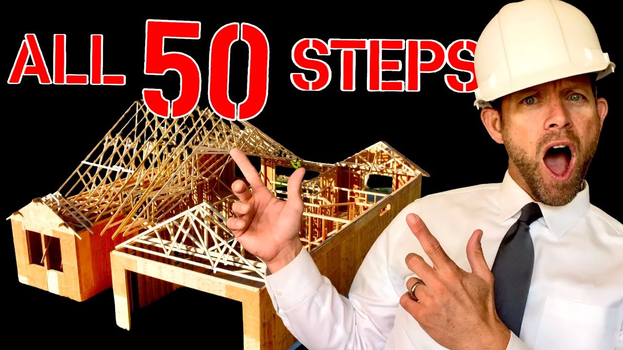 How a House is Built | All 50 STEPS of the Home Build Process with ...