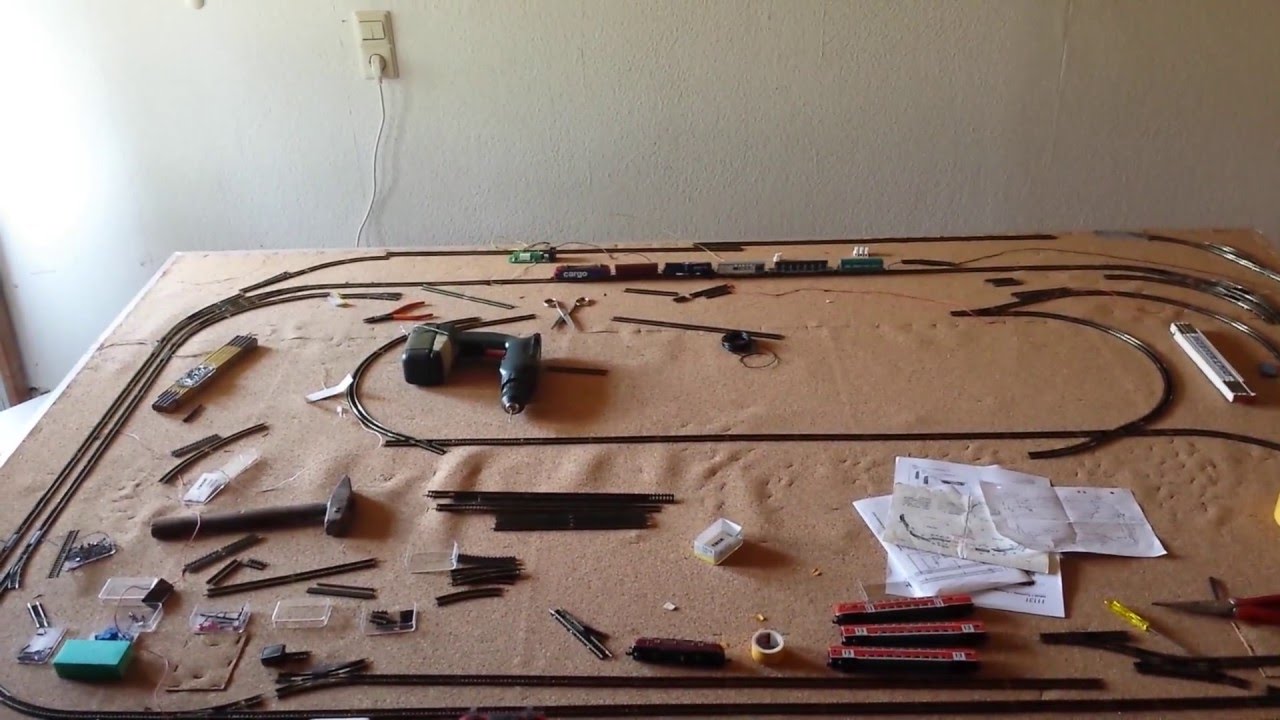 ModelEisenBahn MiniTrix Spur N Digital - YouTube
