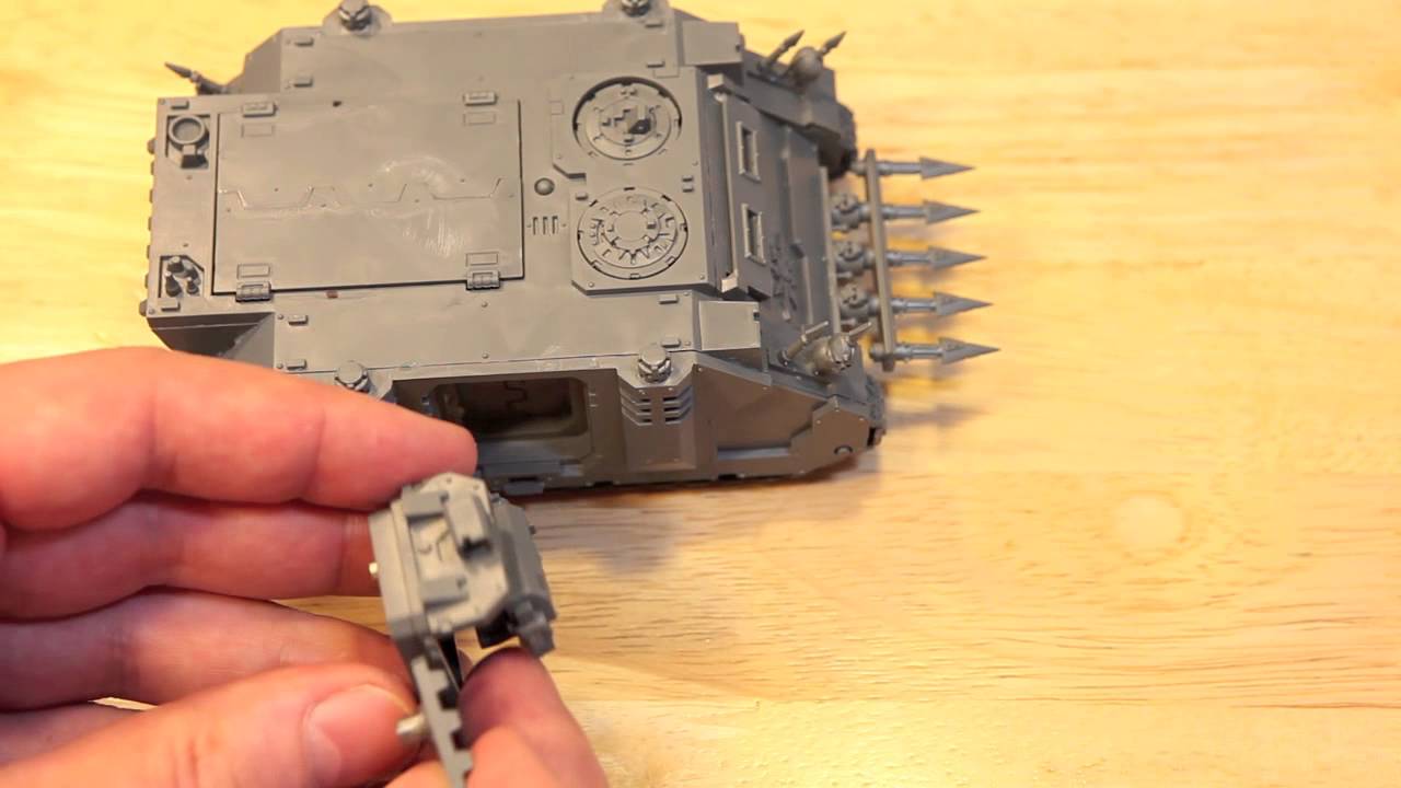 Making 40k Predator / Rhino Convertible - YouTube